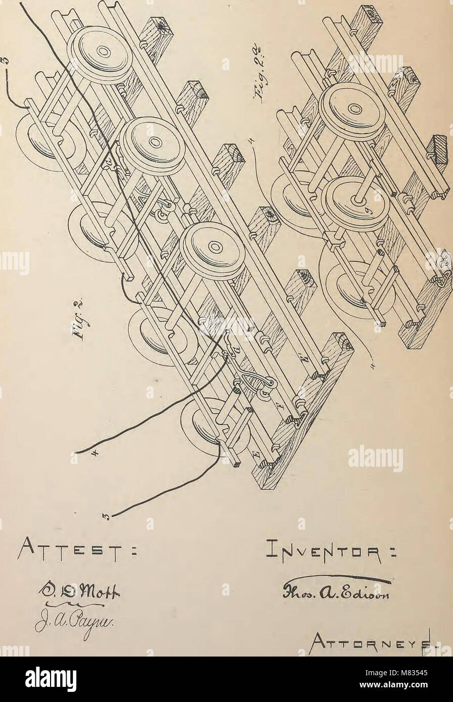 This collection highlights the U.S. patents granted to Thomas Edison ...
