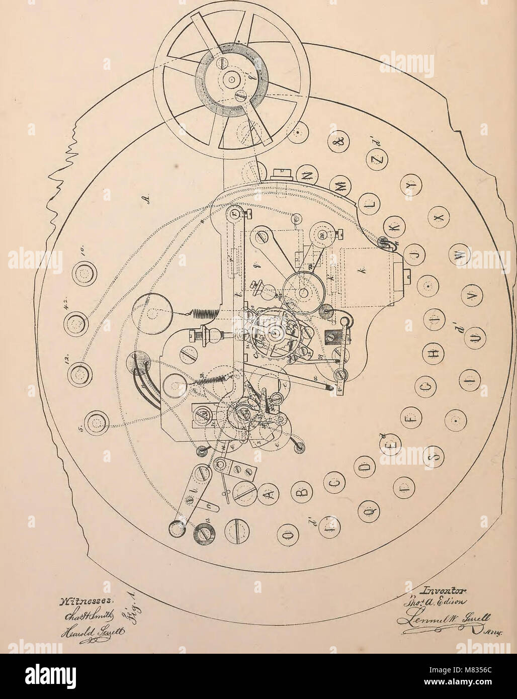 This collection of U.S. patents granted to Thomas Edison between 1869 ...