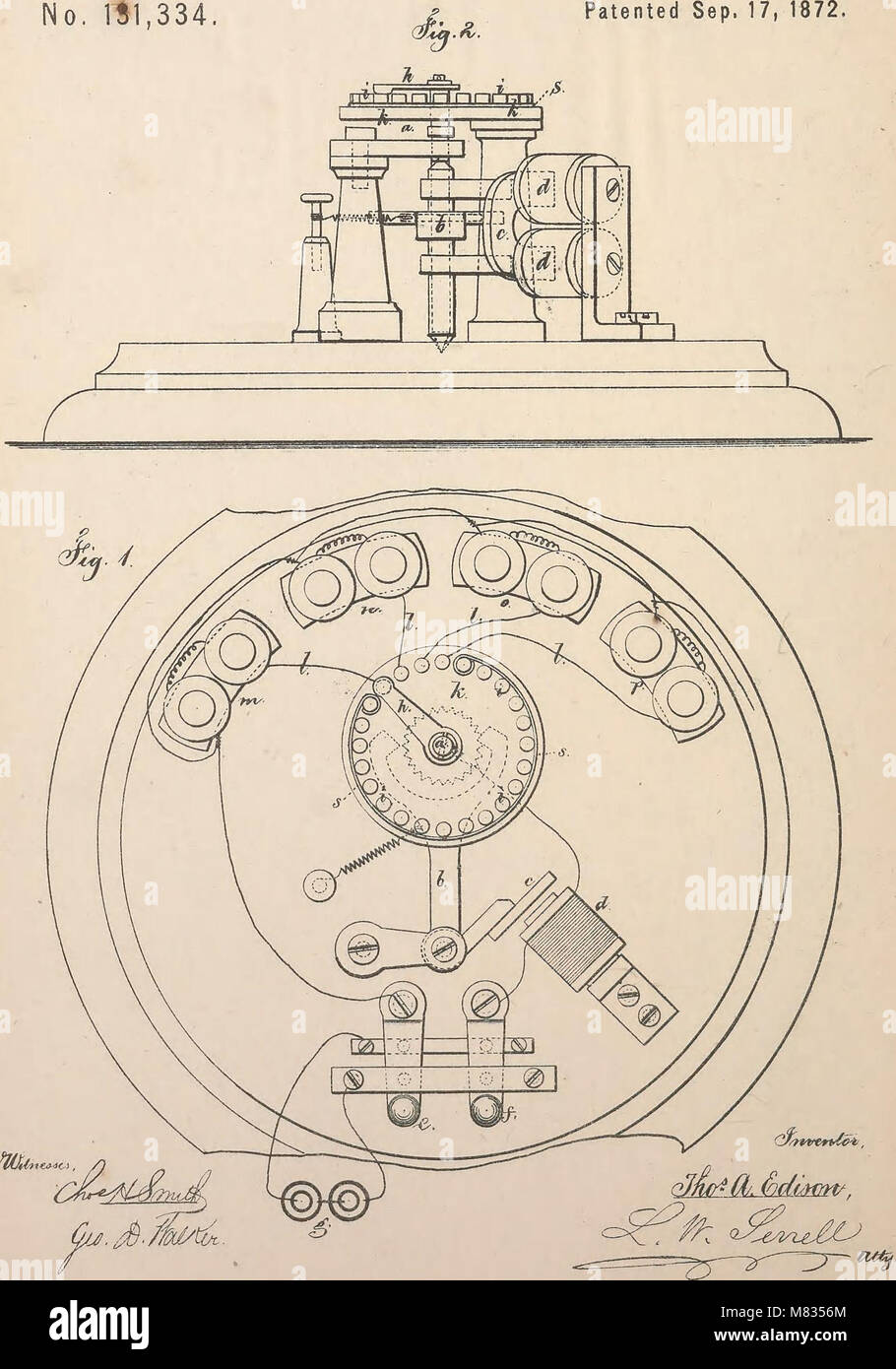 Collection of United States patents granted to Thomas A. Edison, 1869 ...