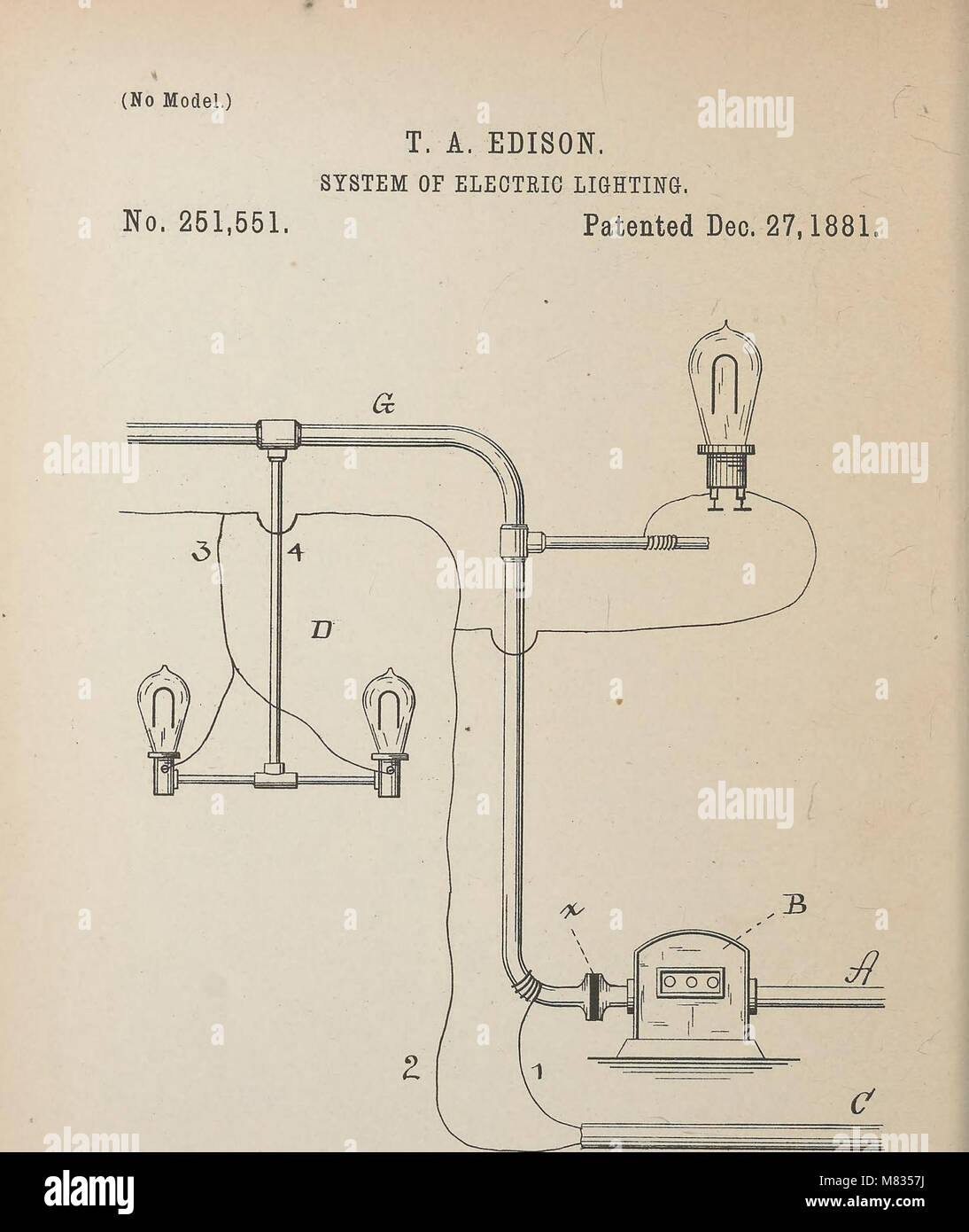 This collection details patents granted to Thomas Edison from 1869 to ...