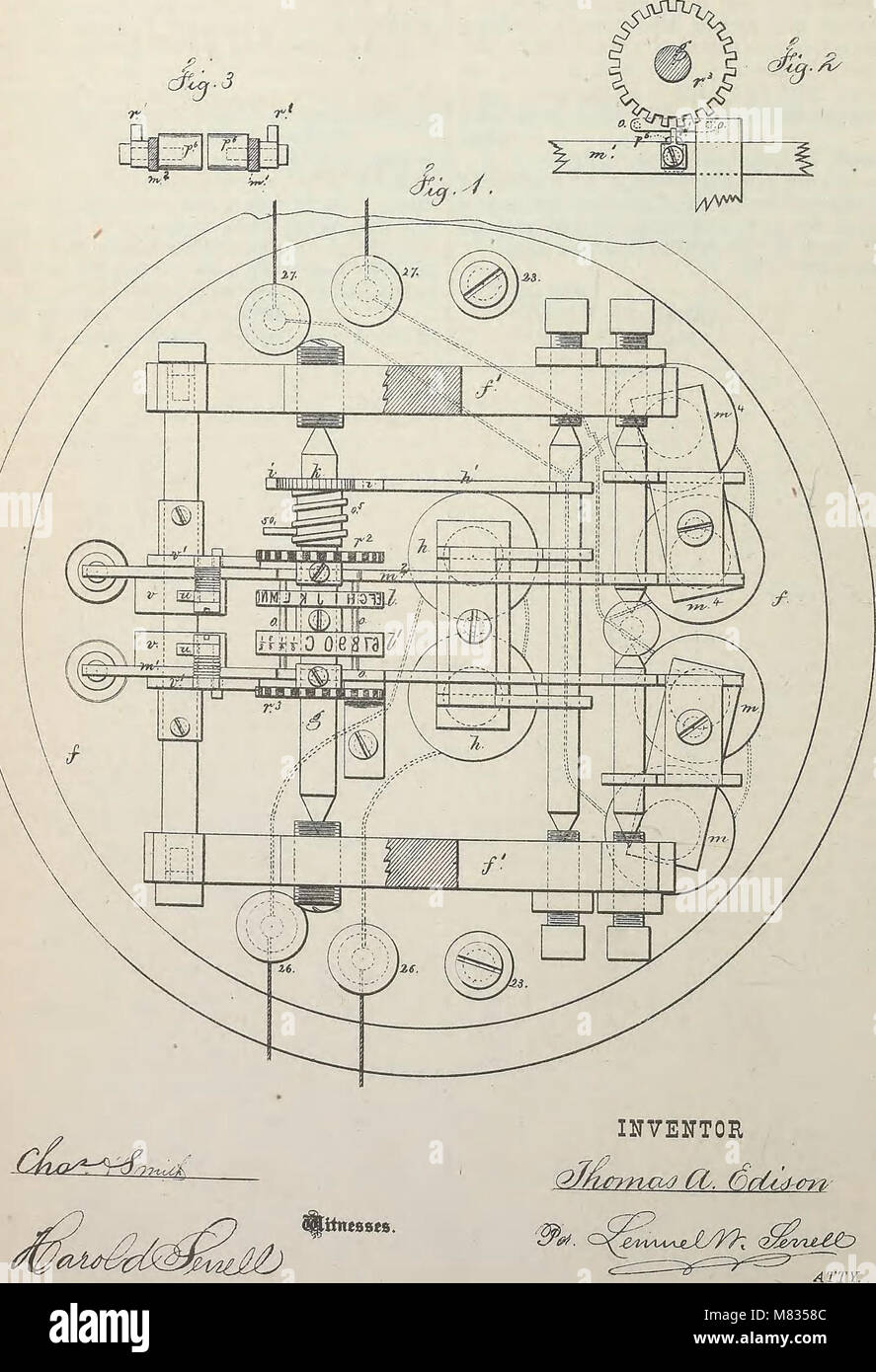 This collection features patents granted to Thomas A. Edison between ...