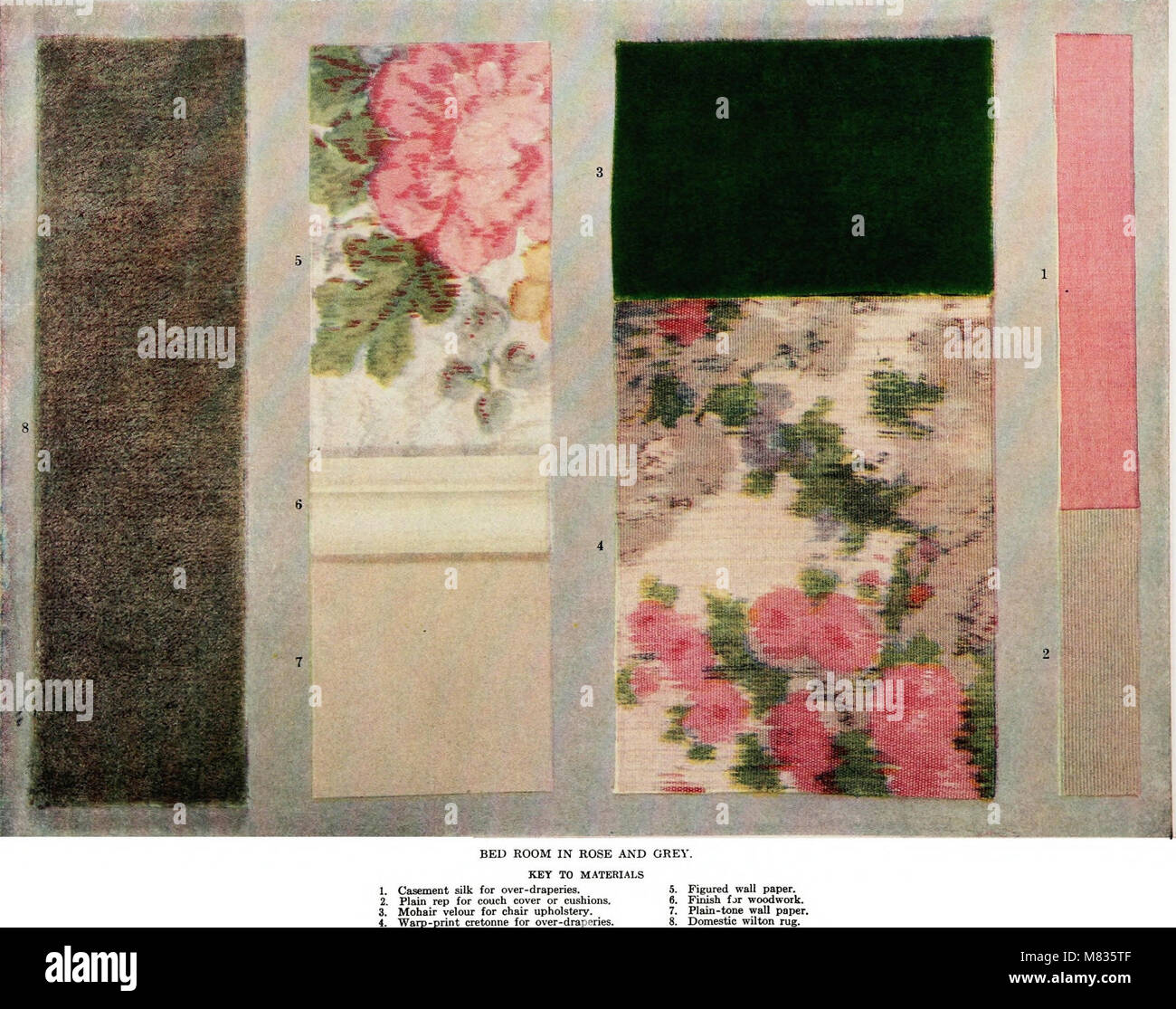 This 1922 publication explores various color schemes used in home ...