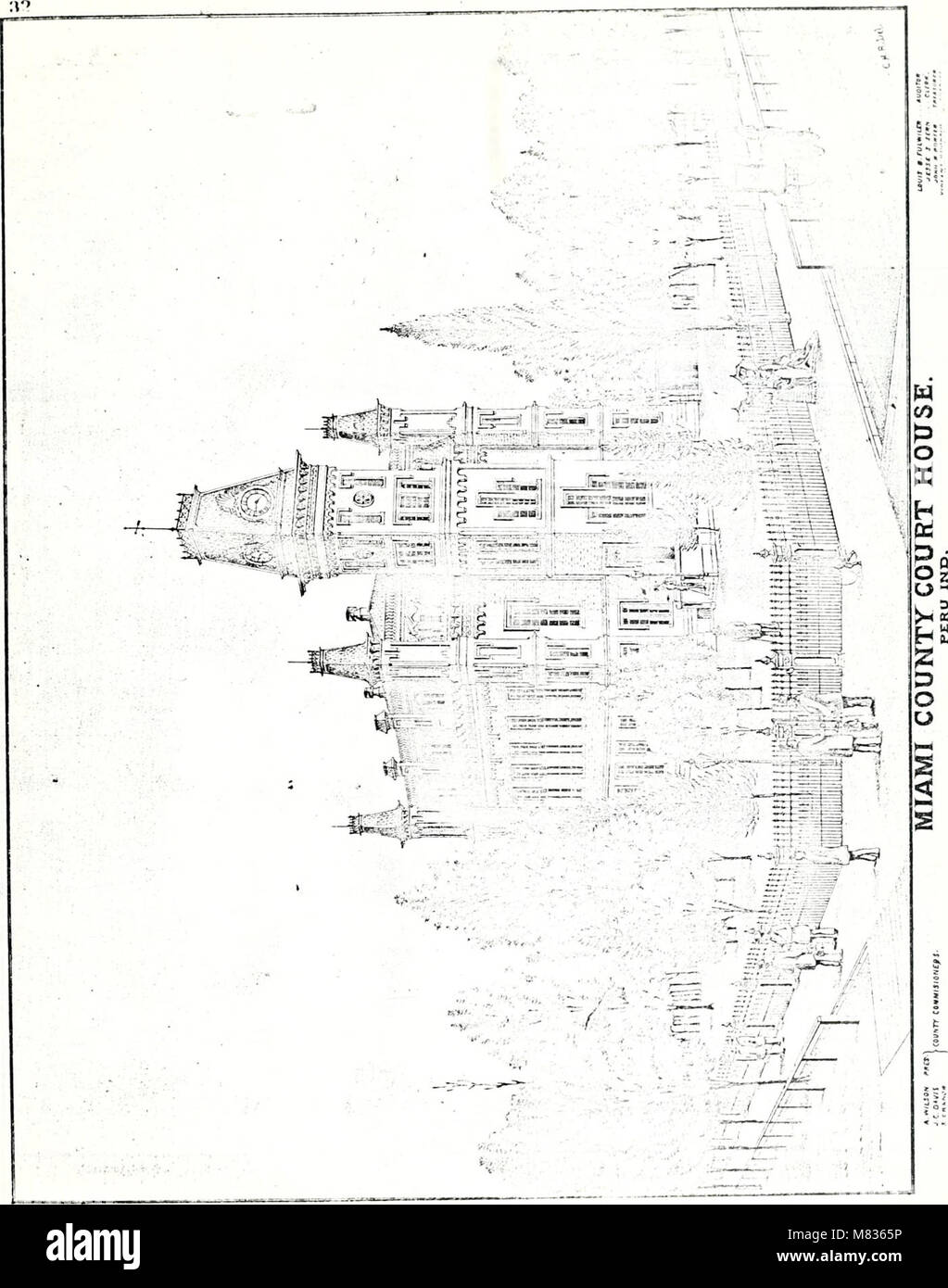 Combination atlas map of Miami County, Indiana (1877) (14579235947 ...