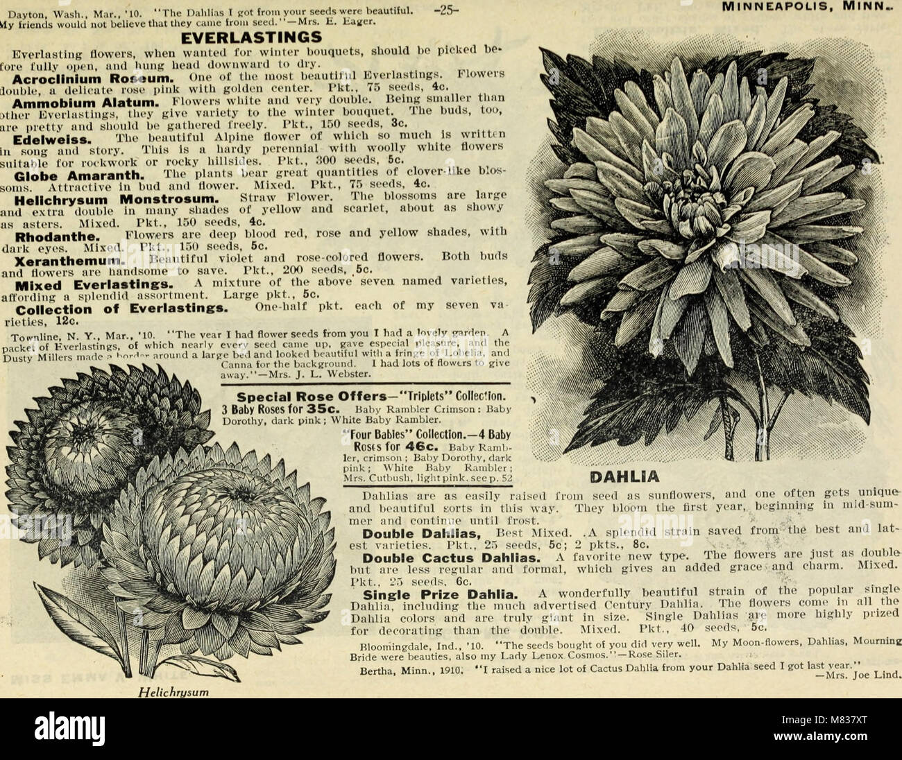 This publication from 1911, titled 'Compliments of Miss Emma V. White ...