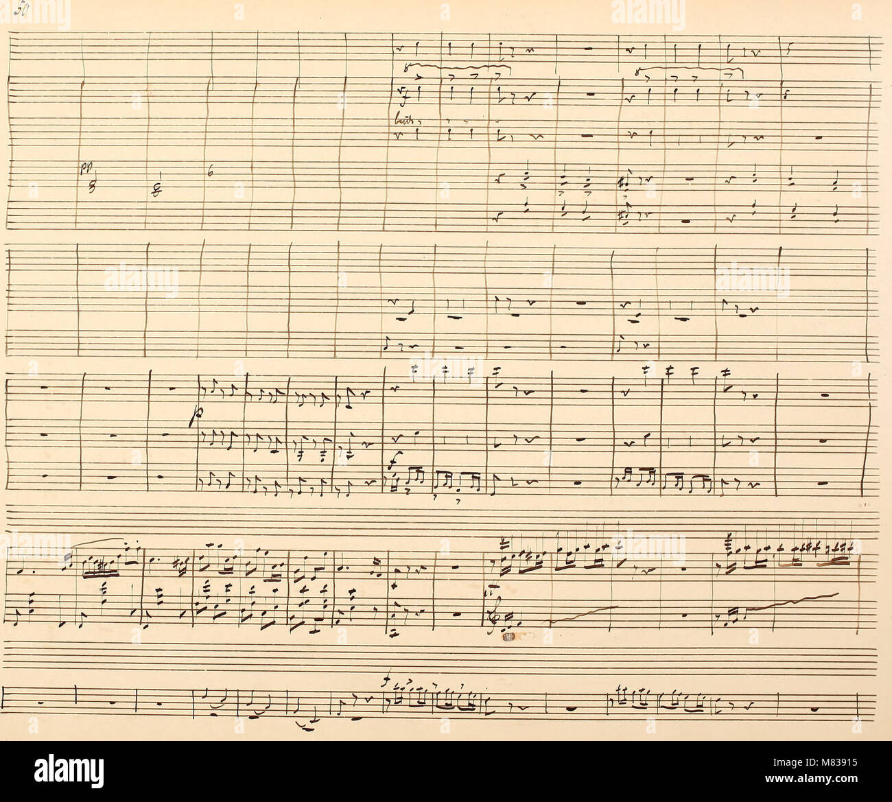 This manuscript of 'Concert fÃ¼r das Pianoforte mit Begleitung des ...
