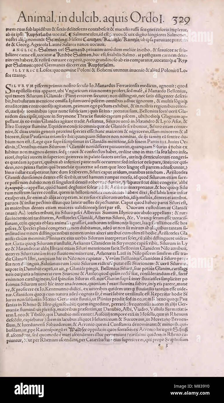 This 1586 work by Conrad Gesner is the second volume of his 'Historia ...