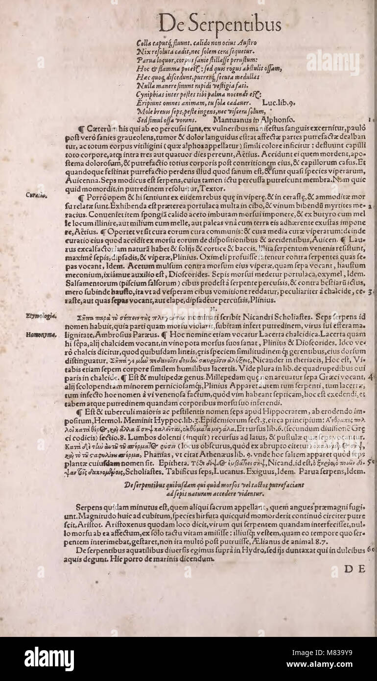 This 1586 work by Conrad Gesner focuses on the history and ...
