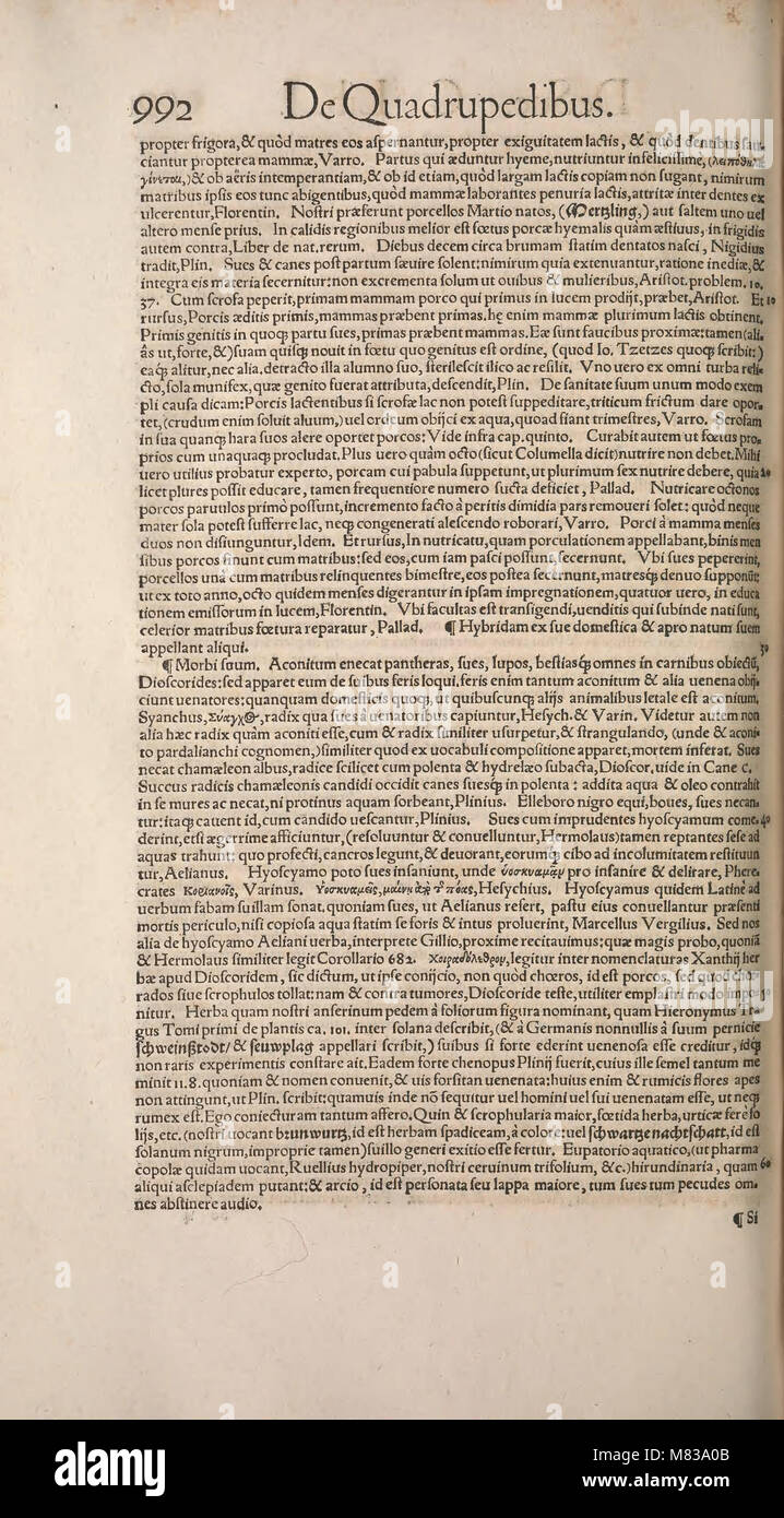 This work by Conrad Gesner, a 16th-century physician and naturalist ...