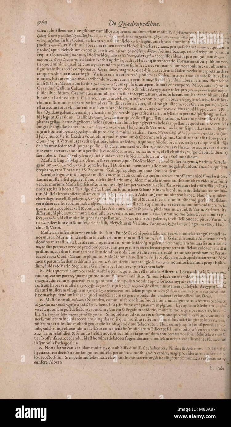 The first volume of Conrad Gessner’s Historiae Animalium, published in ...