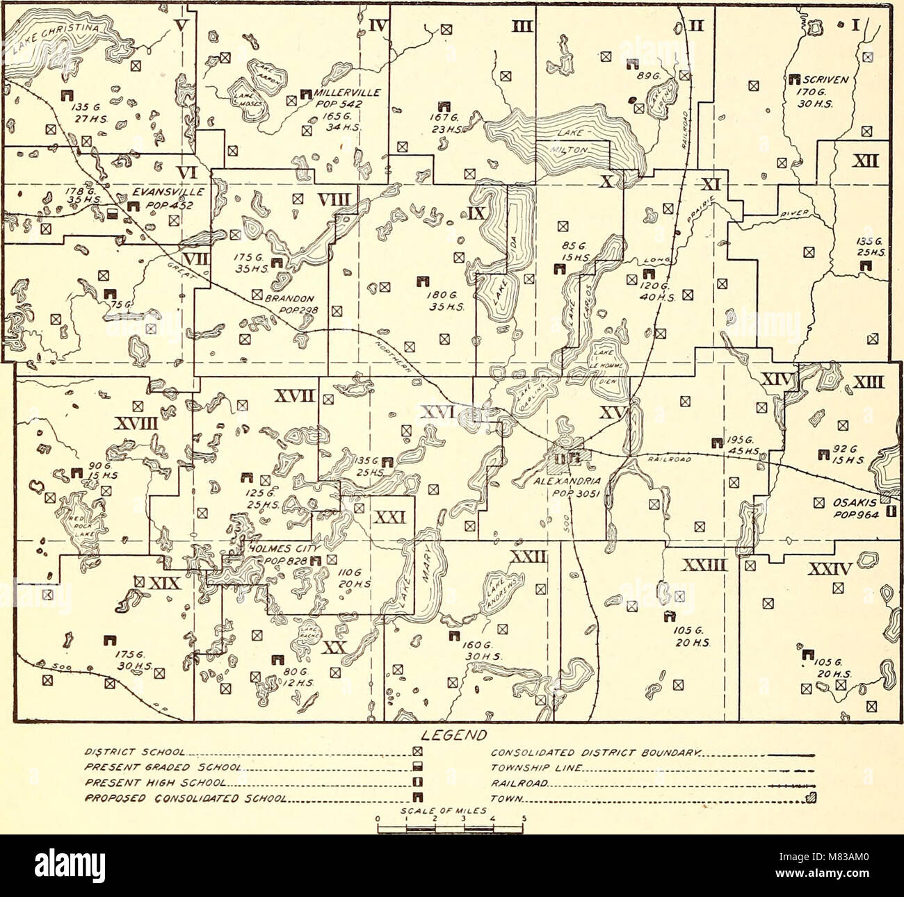 Consolidated rural schools and organization of a county system (1910 ...