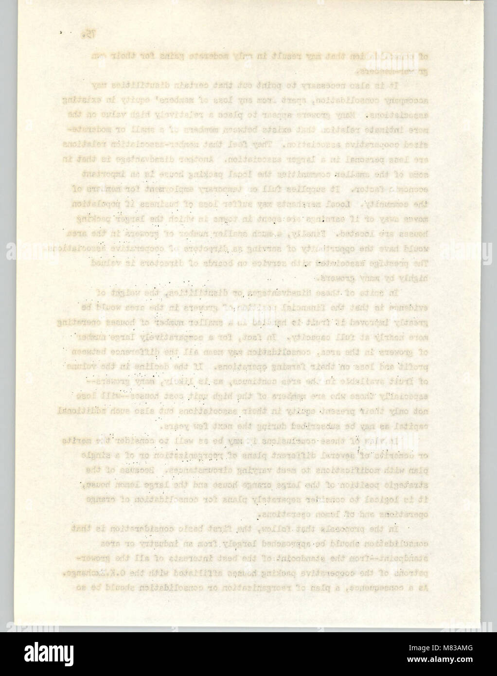 This 1953 report examines the consolidation of citrus packing houses in ...