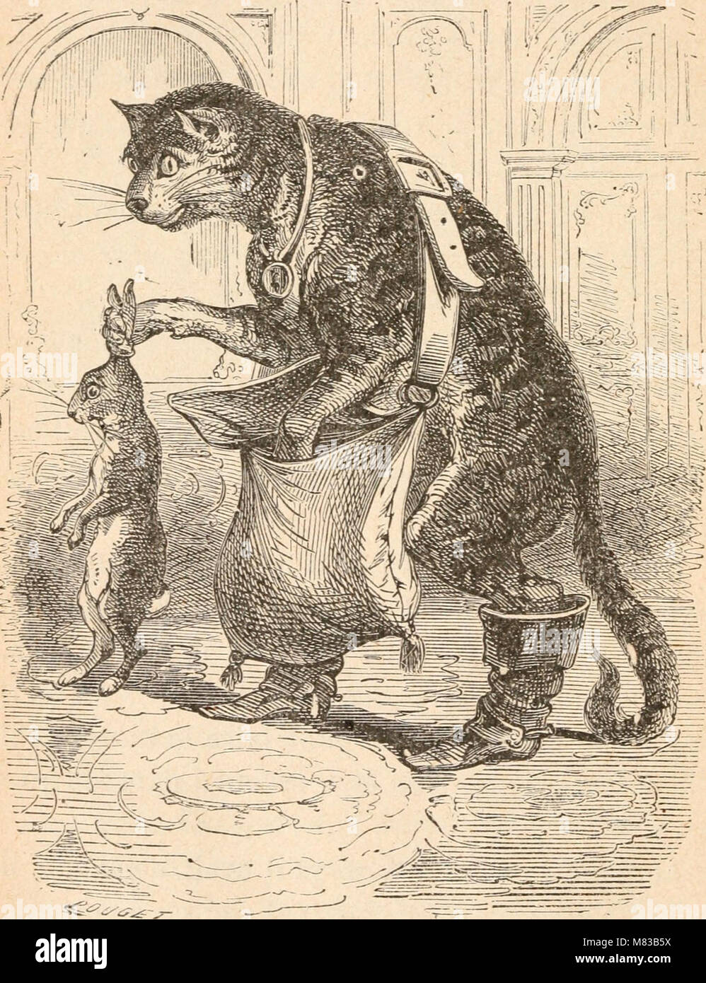 This 1908 French book, 'Contes De Fees', is a collection of fairy tales ...