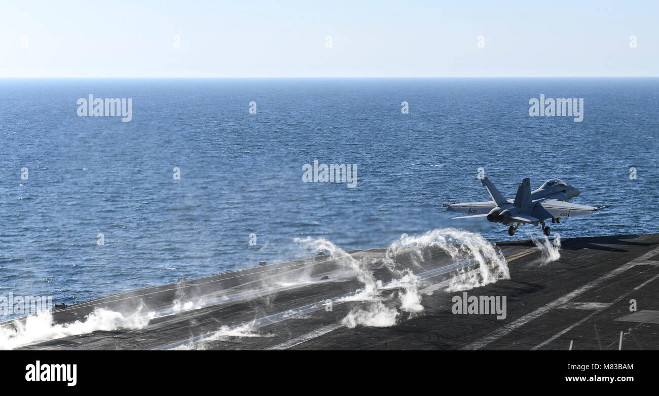 180313-N-NK192-1154 ARABIAN GULF (March 13, 2018) An F/A-18F Super ...