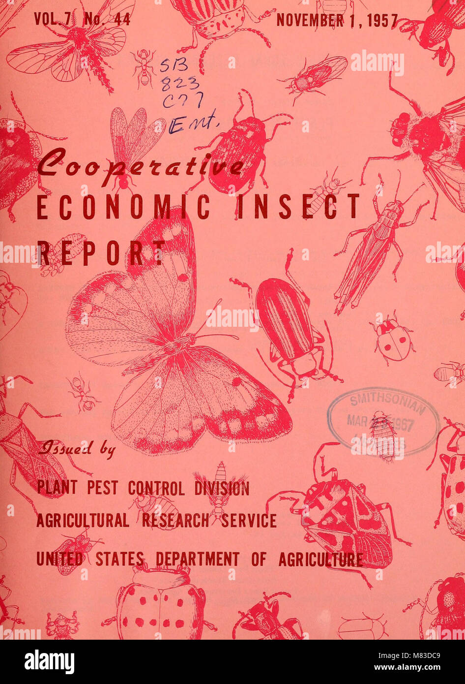 The 1957 Cooperative Economic Insect Report provides comprehensive data ...