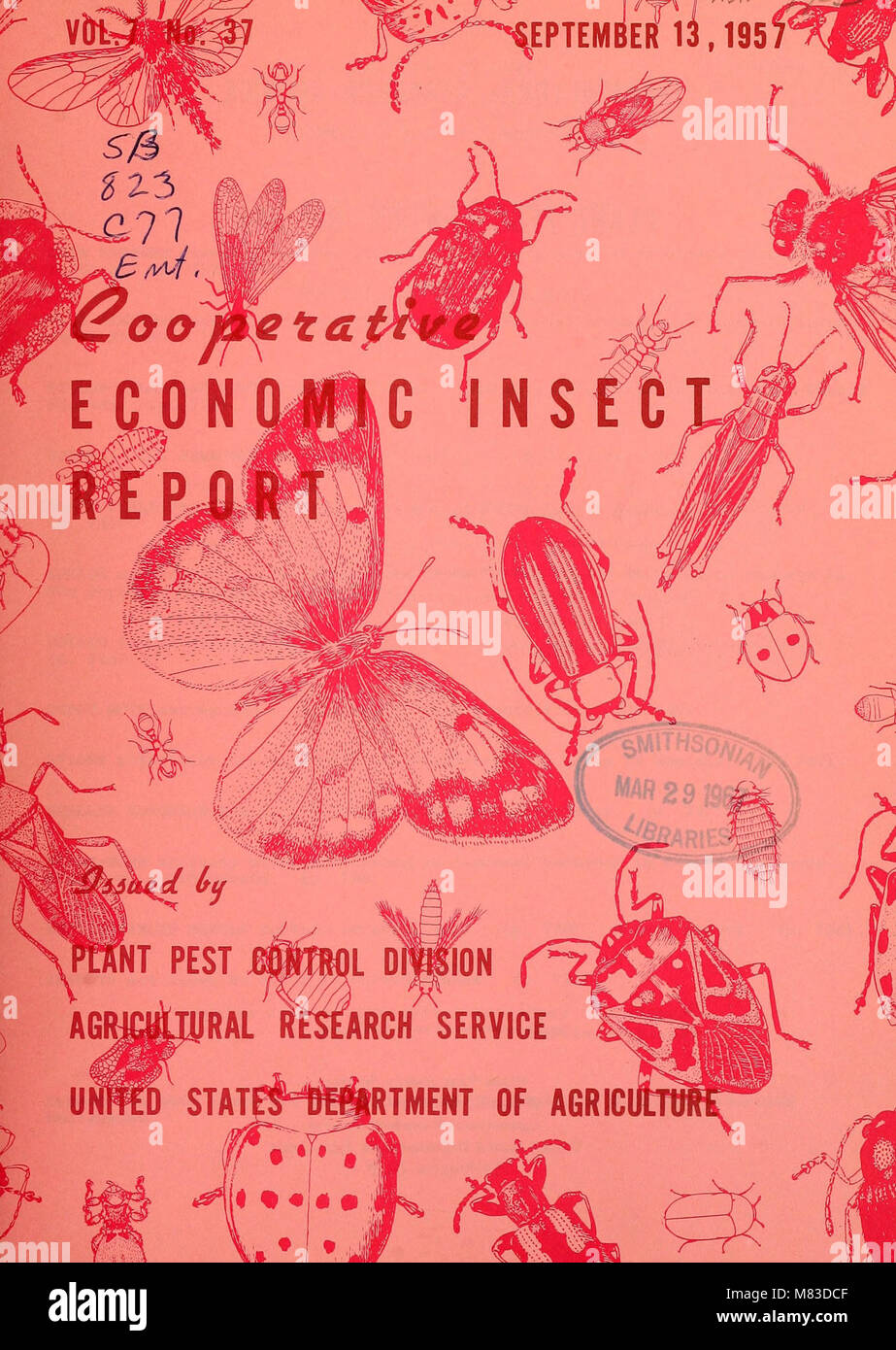 The *Cooperative Economic Insect Report* (1957) discusses the economic ...