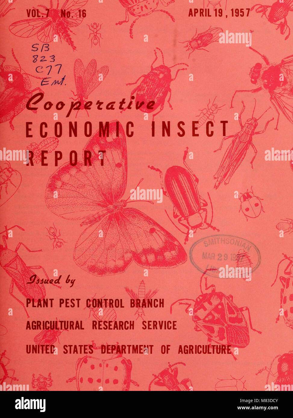 The 1957 Cooperative Economic Insect Report details the economic impact ...