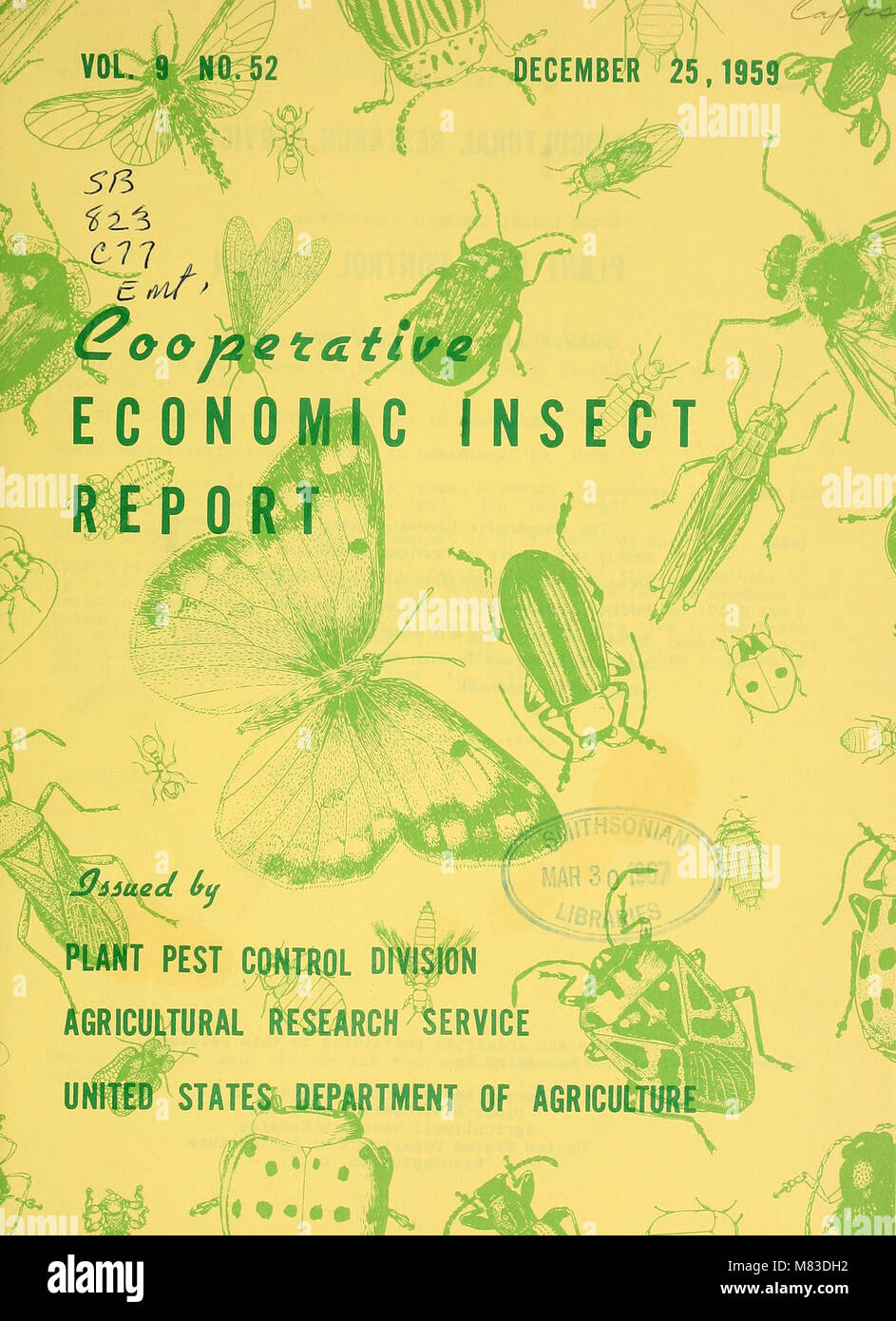 The 1959 Cooperative Economic Insect Report addresses agricultural pest ...