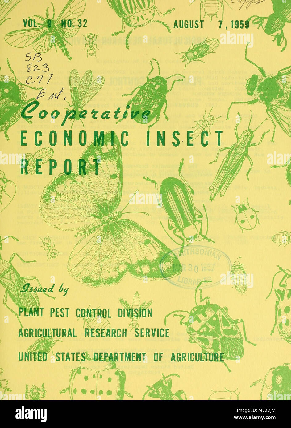 The 1959 Cooperative Economic Insect Report provides detailed ...