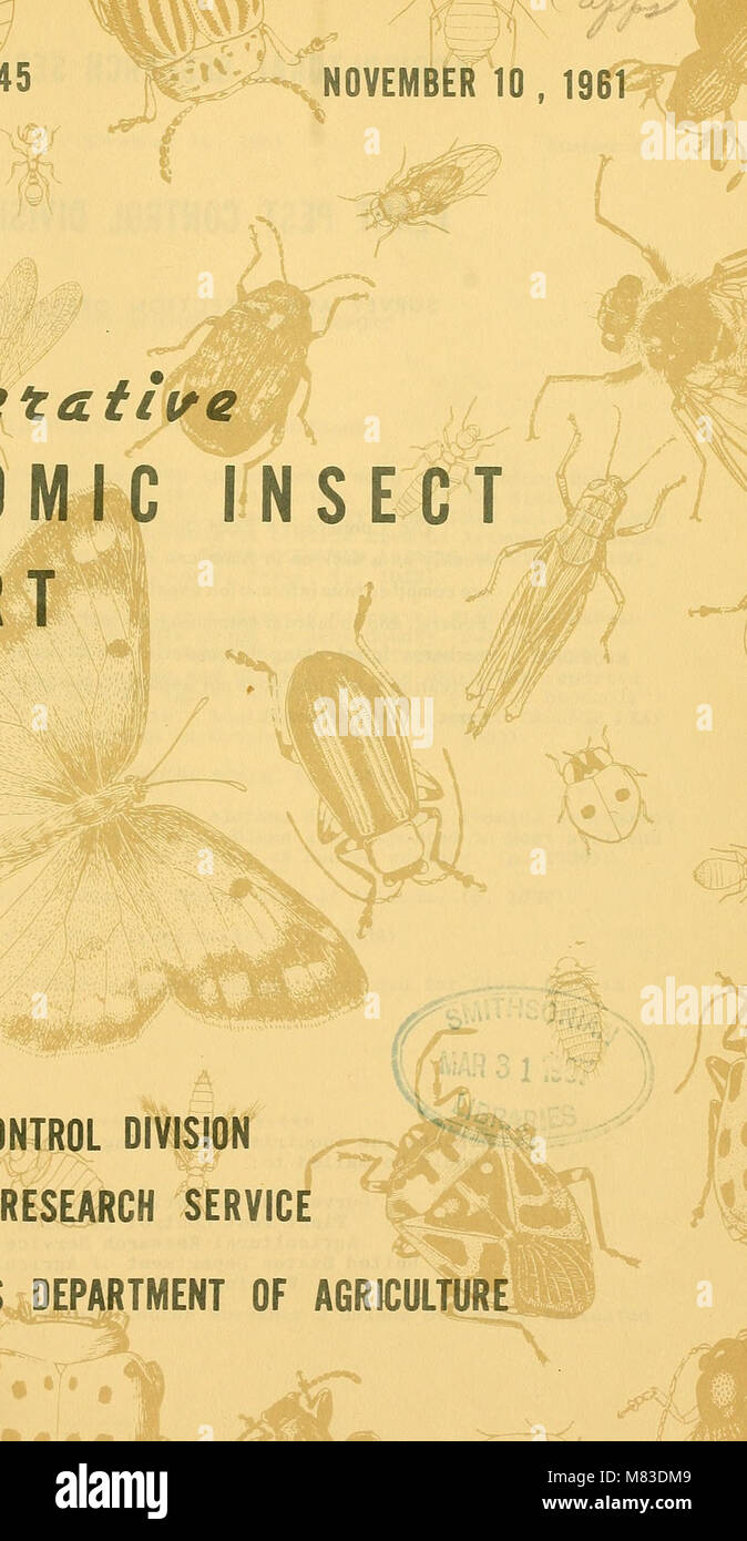 The 1961 Cooperative Economic Insect Report provides a detailed ...