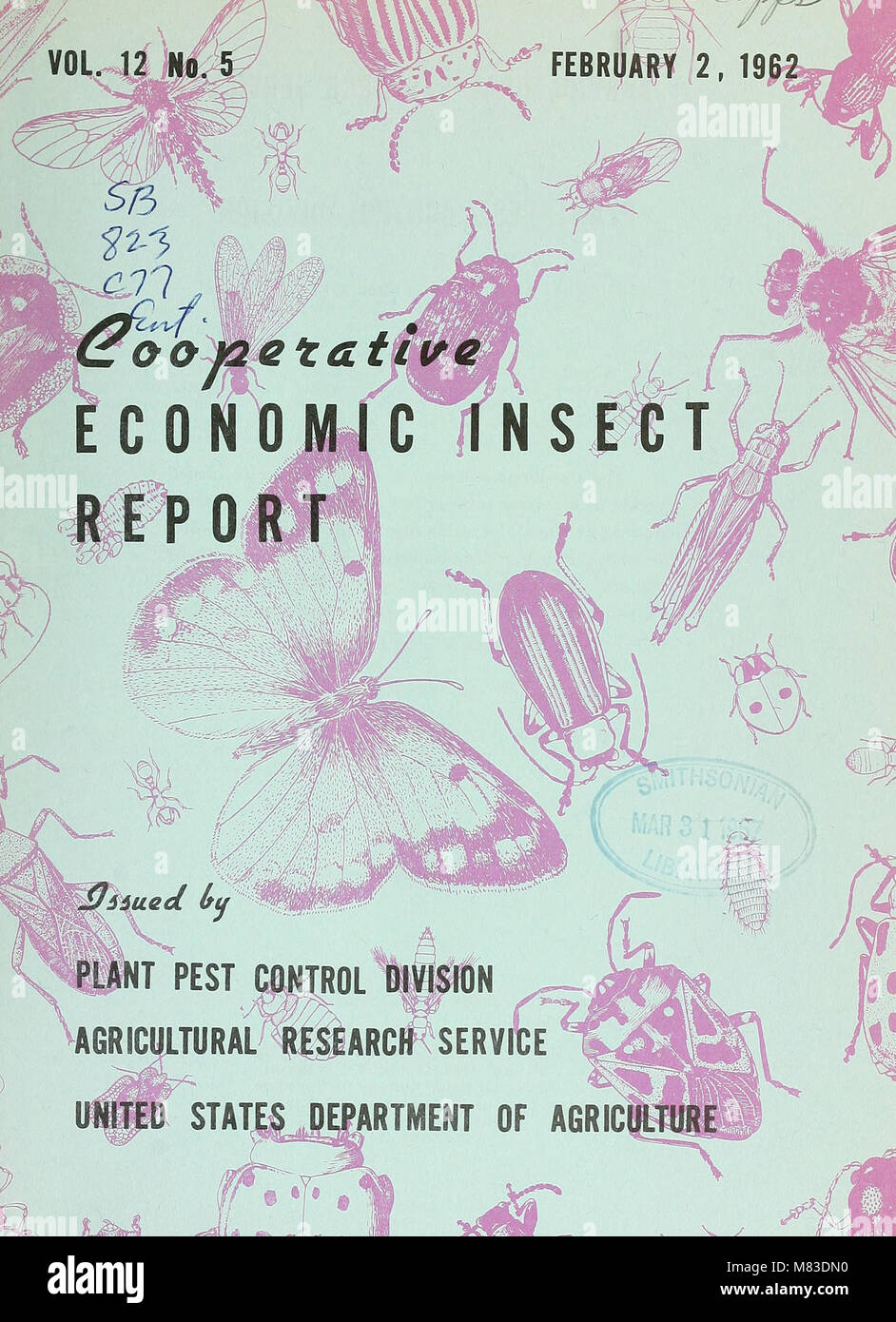 The 1962 Cooperative Economic Insect Report provides detailed ...