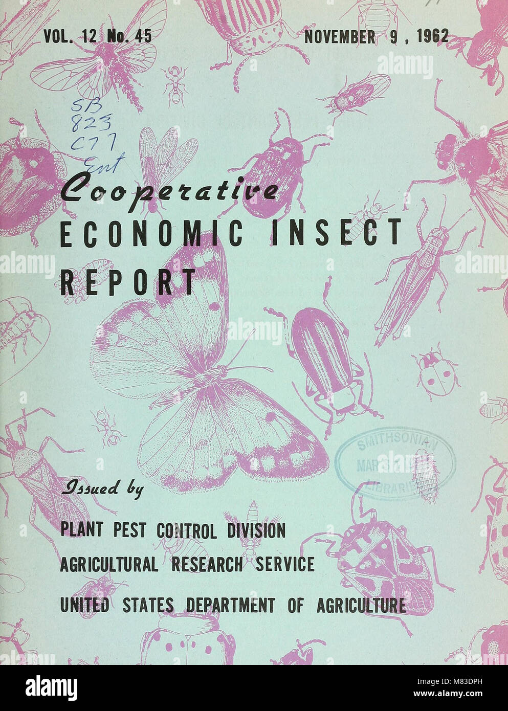 The 1962 Cooperative Economic Insect Report covers various pest species ...
