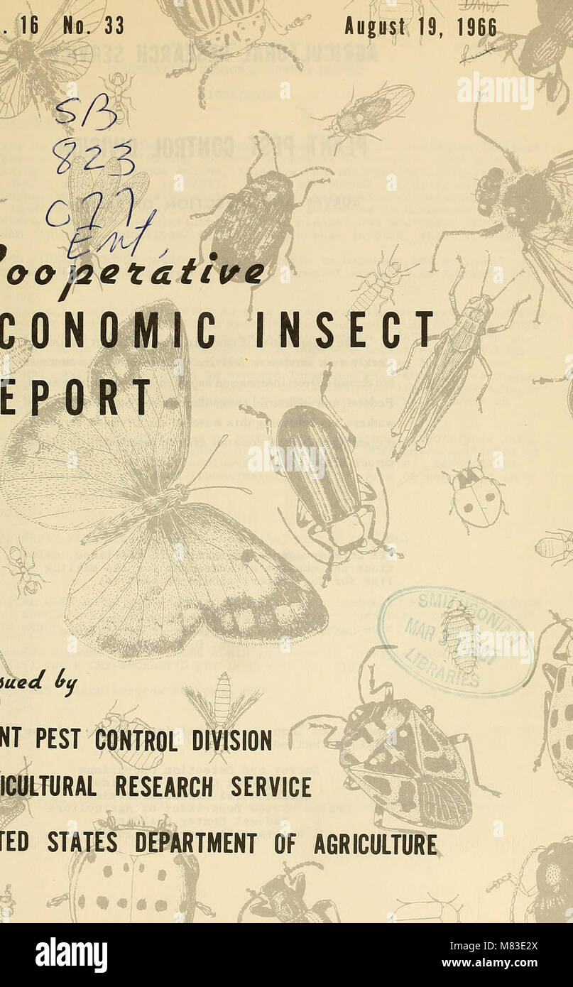 The 1966 Cooperative Economic Insect Report provides an analysis of ...