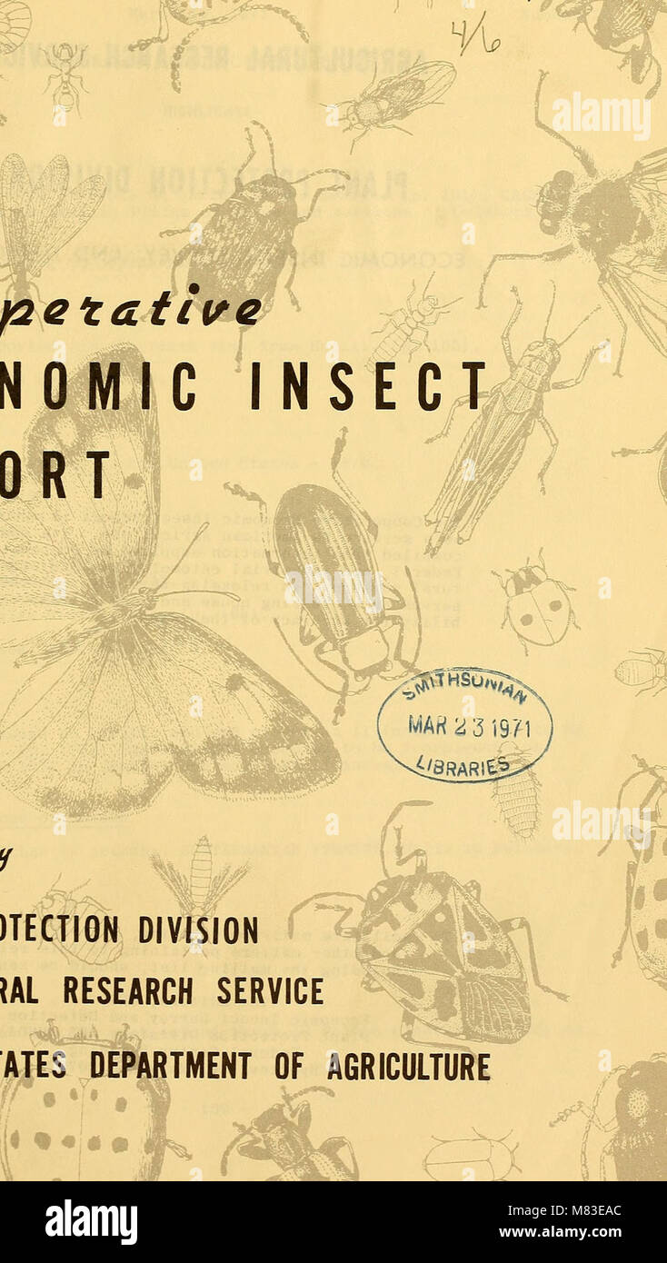 The Cooperative Economic Insect Report (1971) highlights research on ...