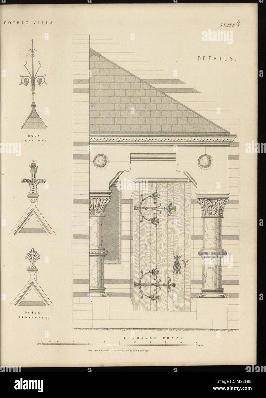 This 1870 book examines the architectural styles of cottages, lodges ...