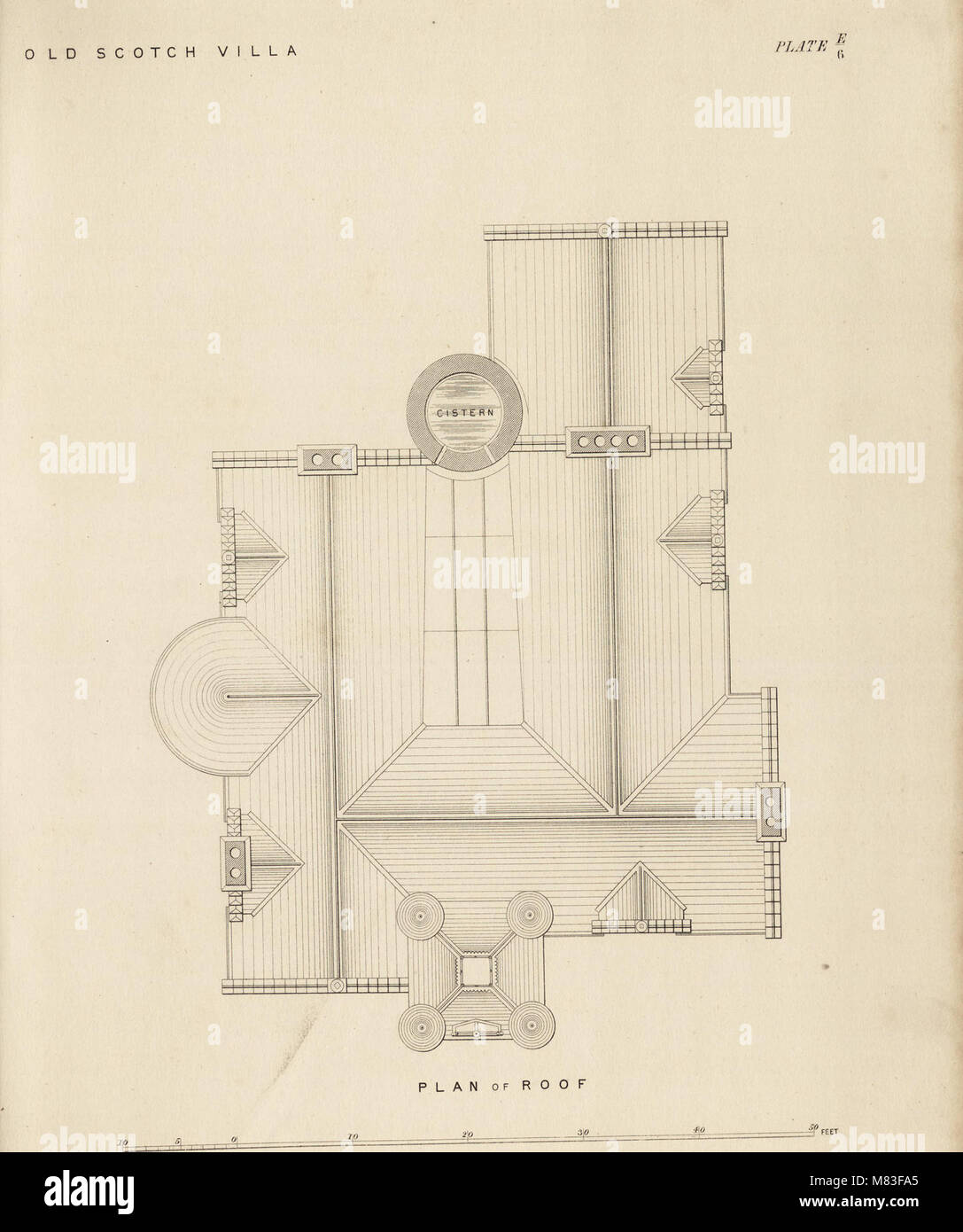 This 1870 publication explores architectural styles and designs for ...