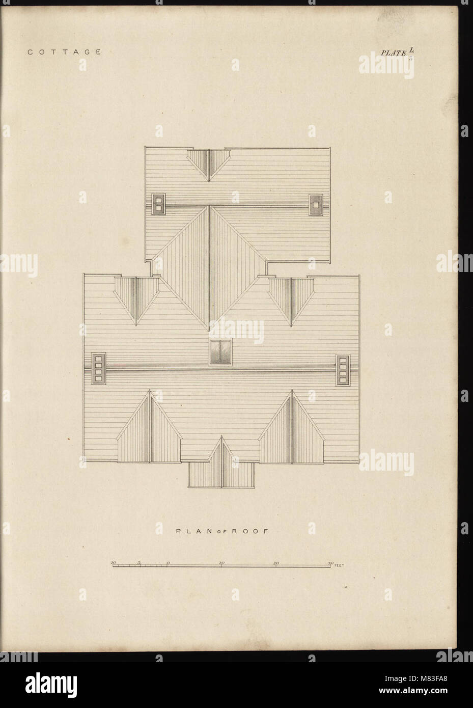 The 1870 work explores the architectural styles and designs of cottages ...