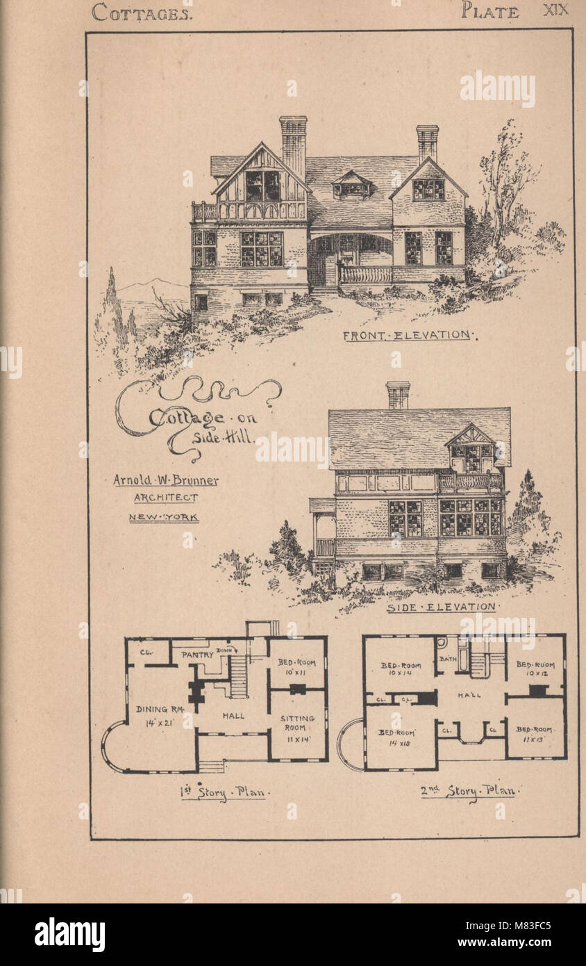 This 1884 work explores the design and construction of cottages ...