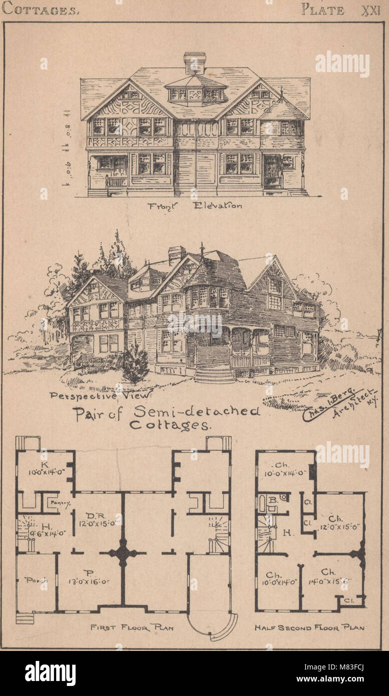 The 1884 book 'Cottages' focuses on the design and construction of ...