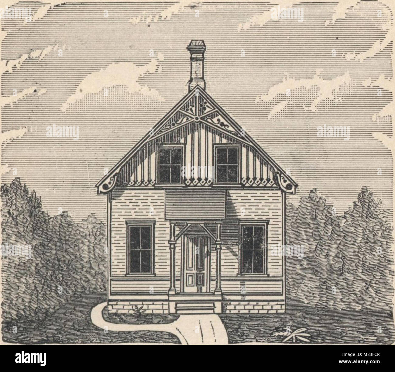 Cottage houses for village and country homes (1899) (14579399829 Stock ...