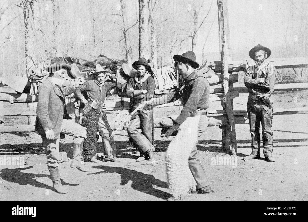 1875 cowboy Black and White Stock Photos & Images - Alamy