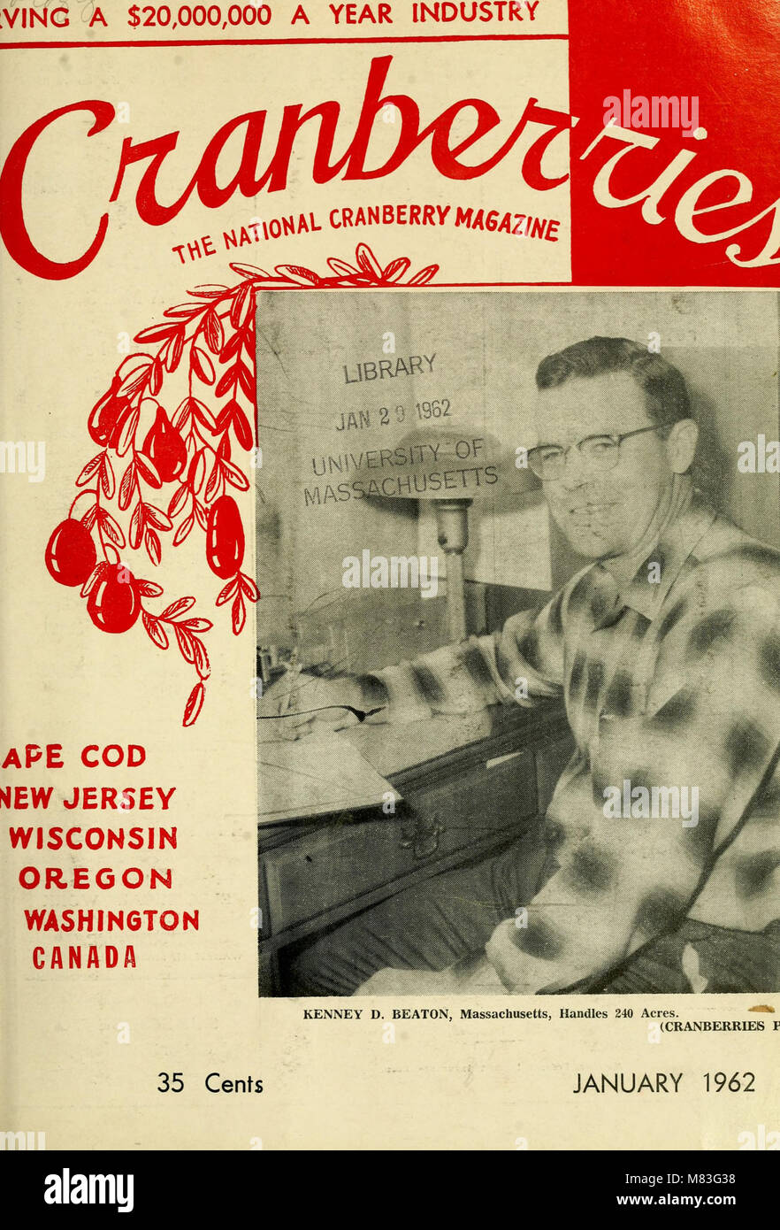 Published in 1960, this magazine focuses on the cranberry industry ...