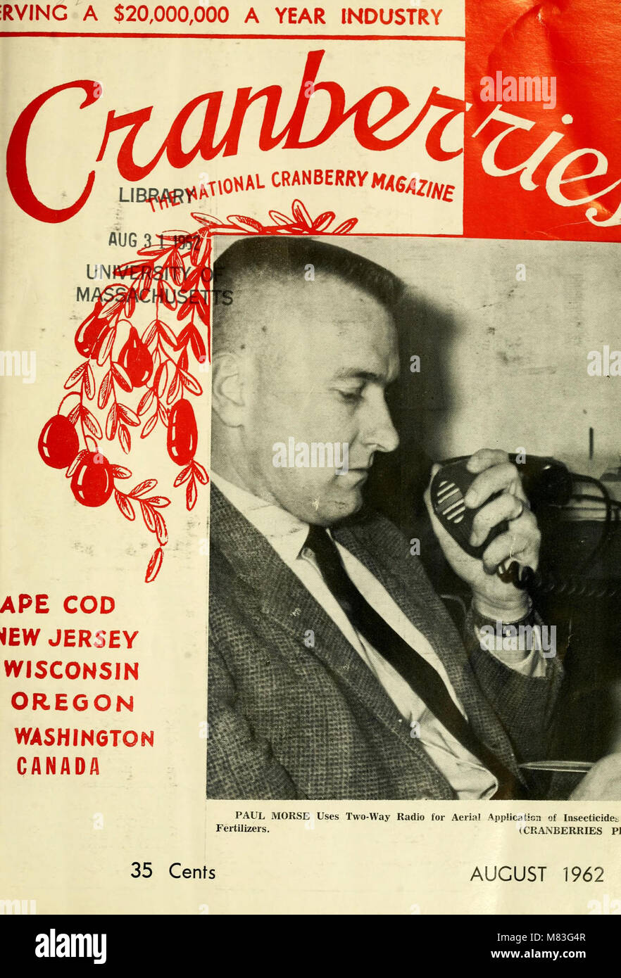 *Cranberries: The National Cranberry Magazine* (1960) covers topics ...