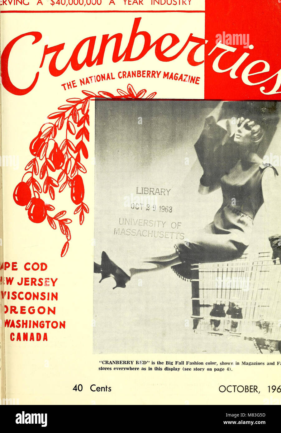 The 1963 edition of 'Cranberries: The National Cranberry Magazine ...