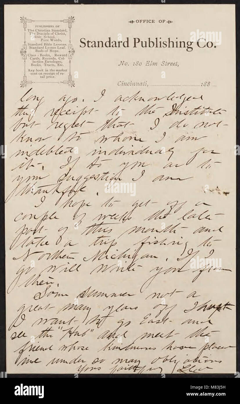 The collection of letters between Curtis Gates Lloyd and Walter Deane ...