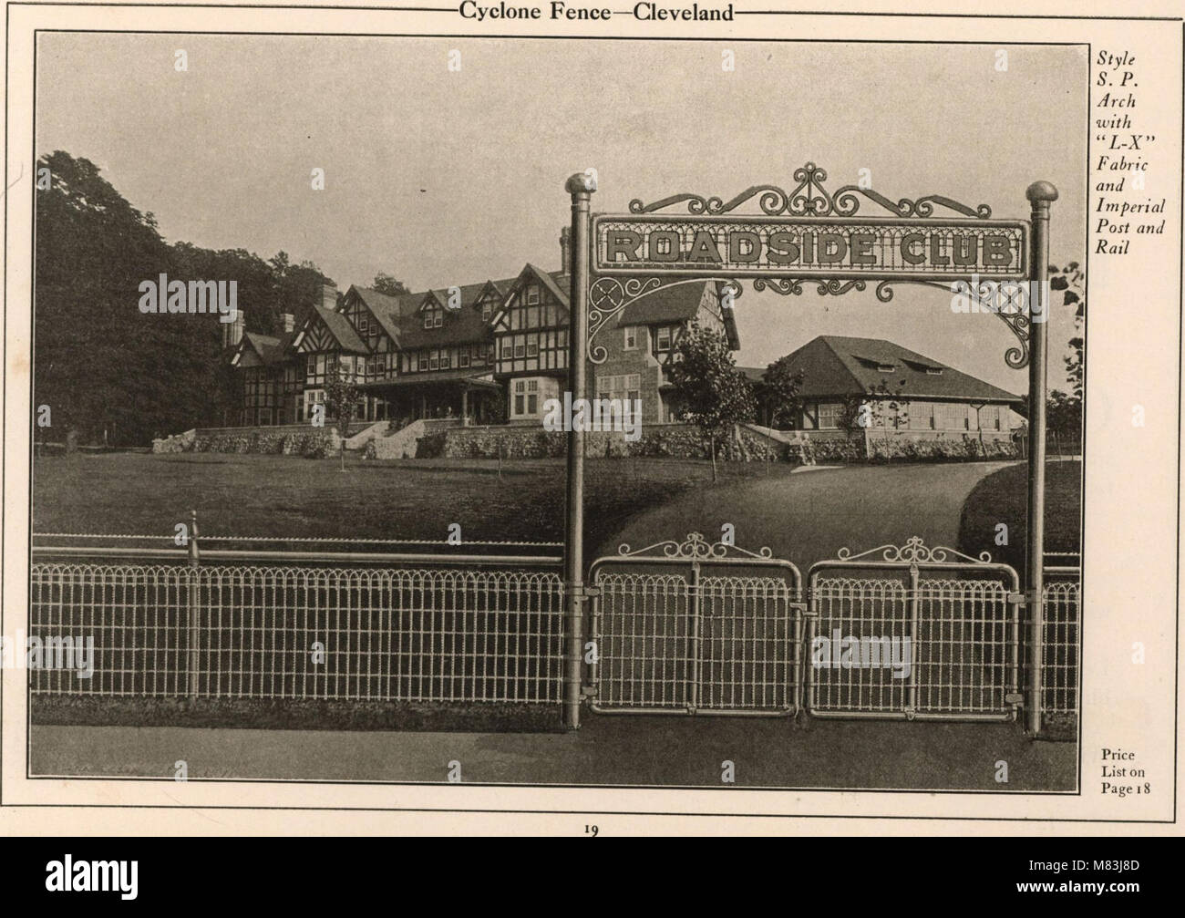 Cyclone ornamnetal fence gates catalog hi-res stock photography and ...