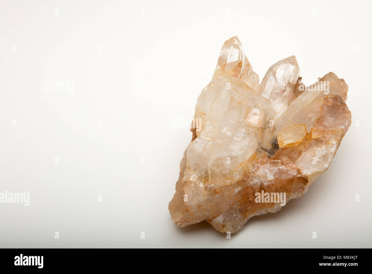 Specimen of rough quartz crystals for crystal healing, metaphysics and ...