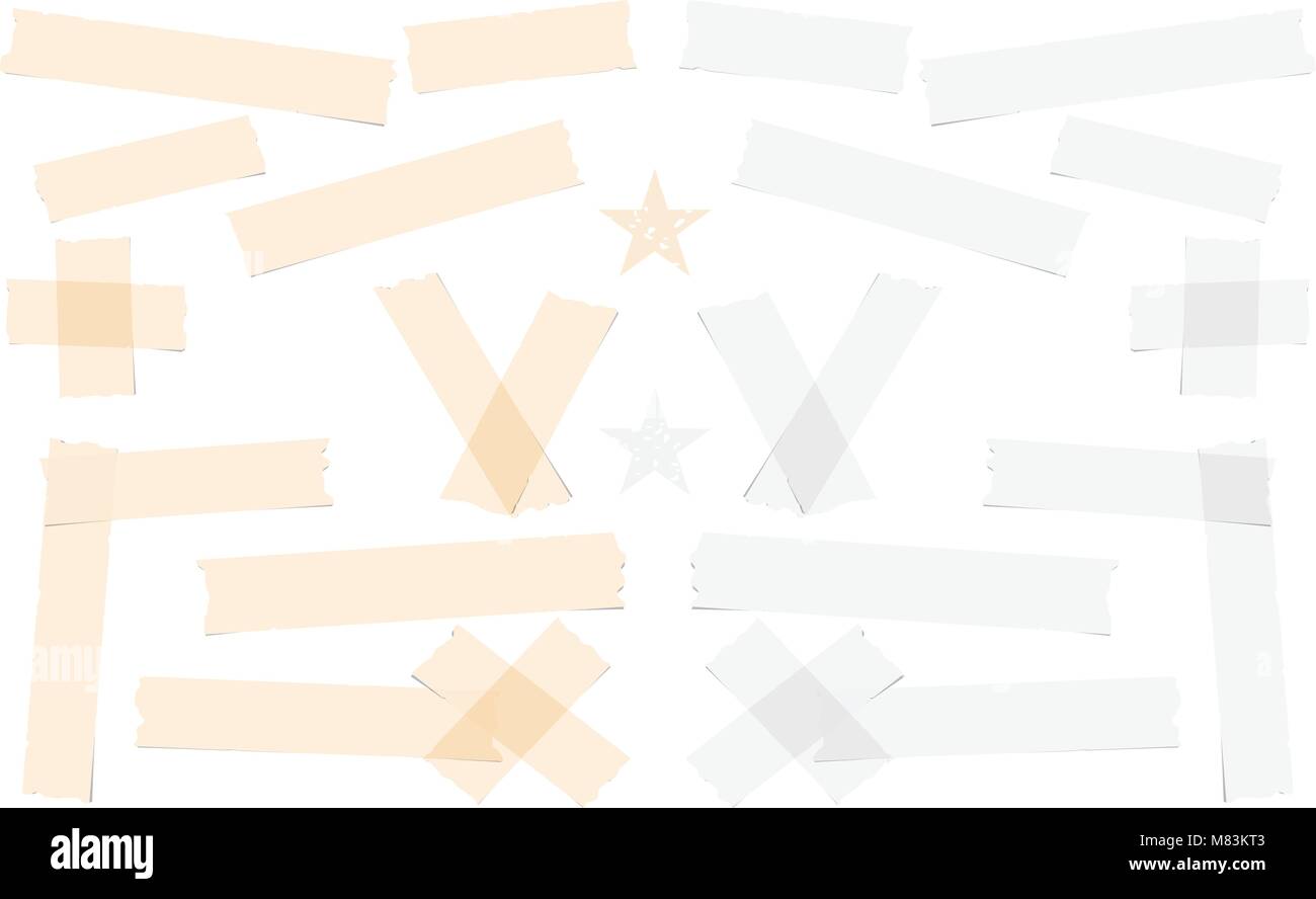 Masking tape strips isolated Stock Vector Images - Alamy