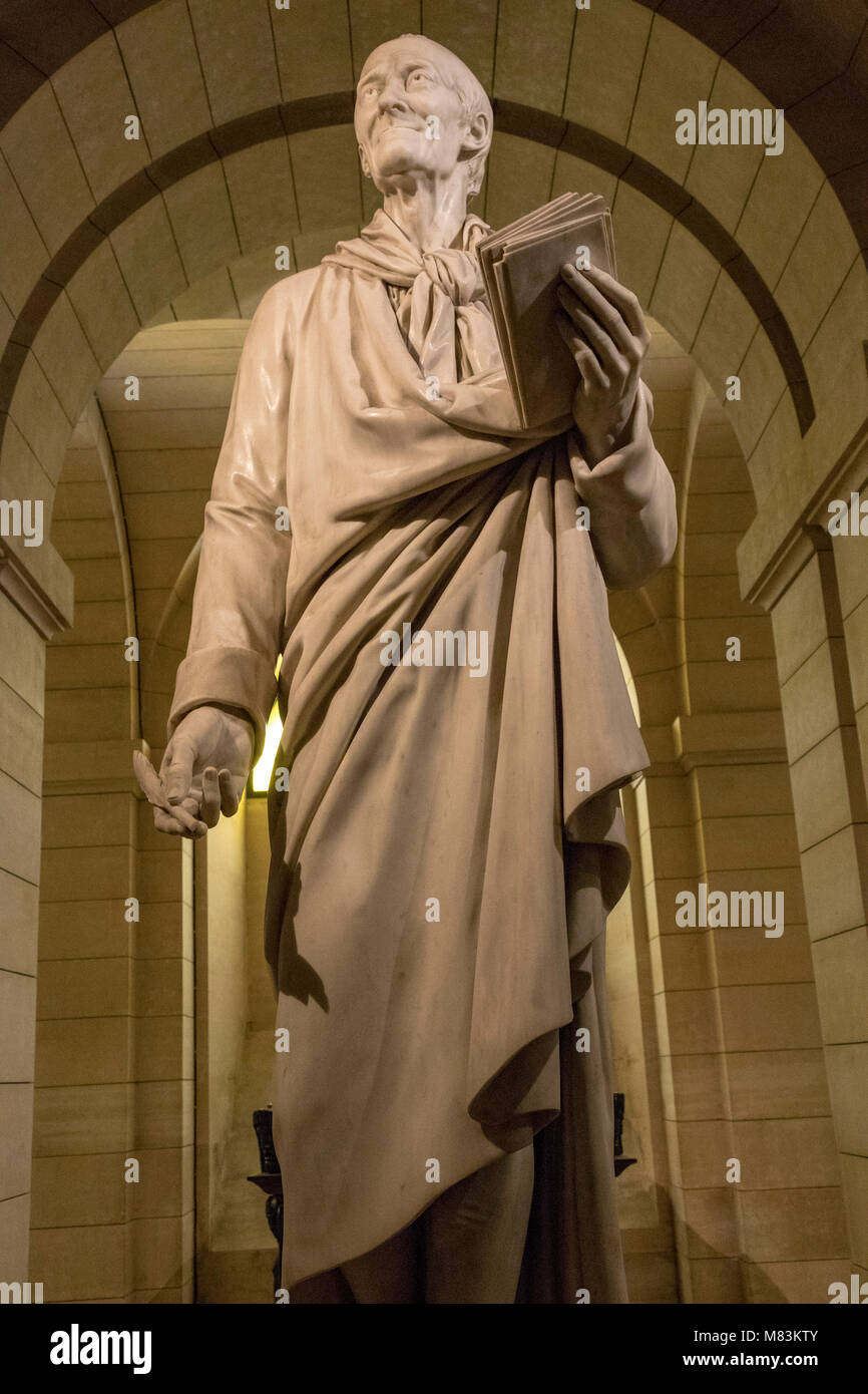 Voltaire tomb pantheon paris france hi-res stock photography and images ...
