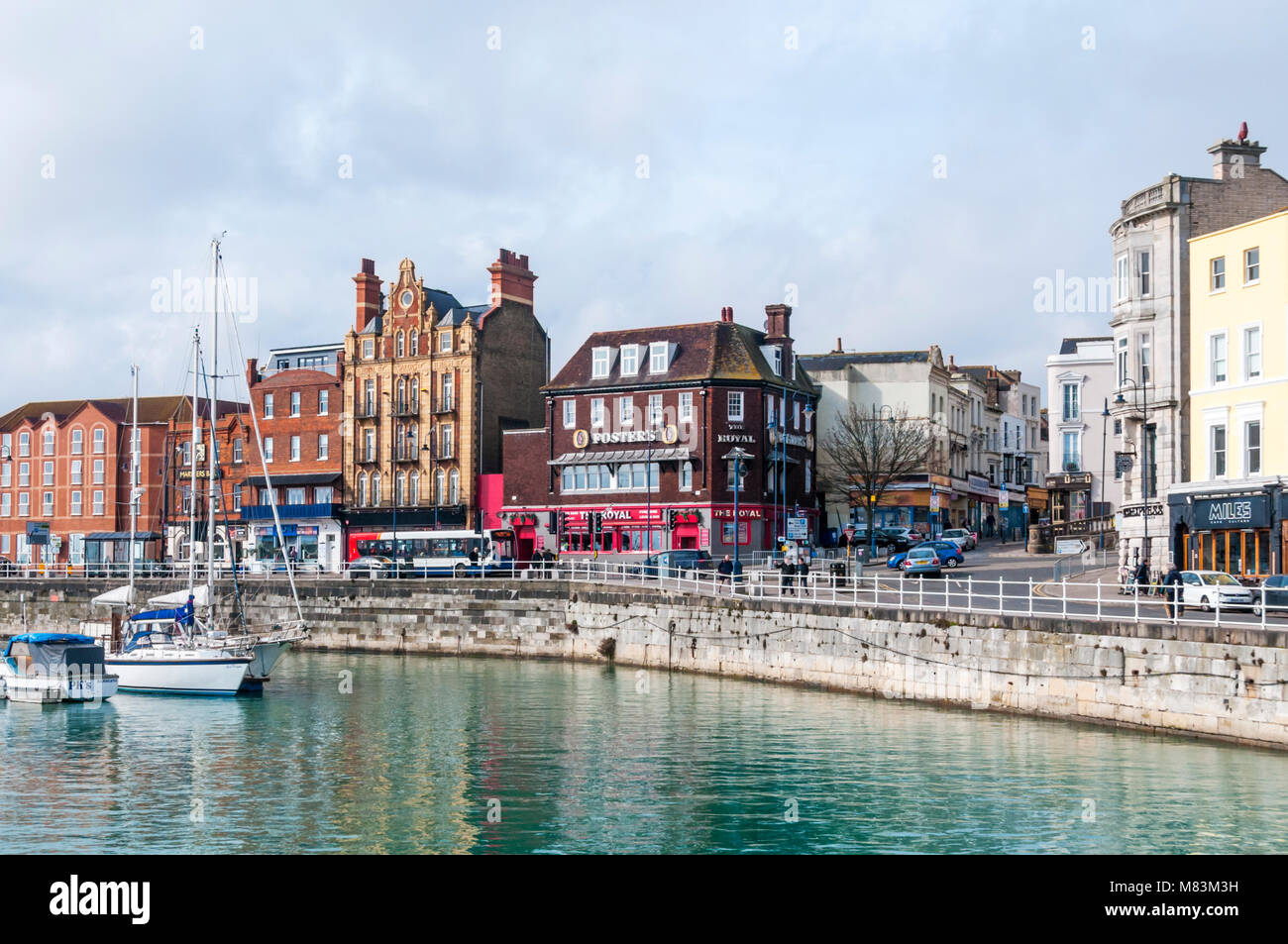 Ramsgate town seen from the harbour Stock Photo - Alamy