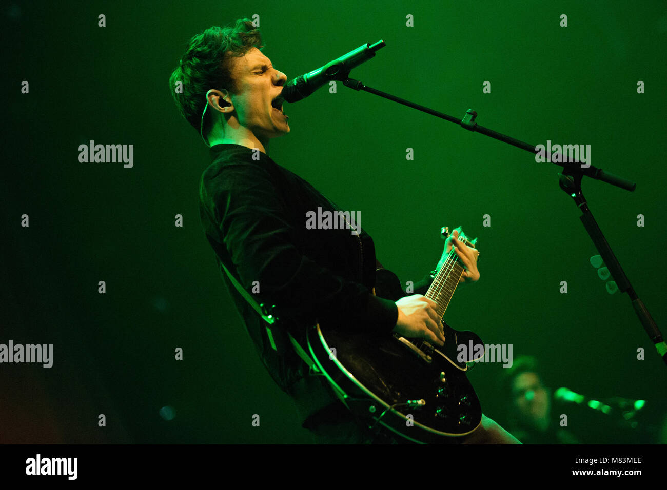 Germany, Berlin - March 12, 2018. The German singer and songwriter Tim ...