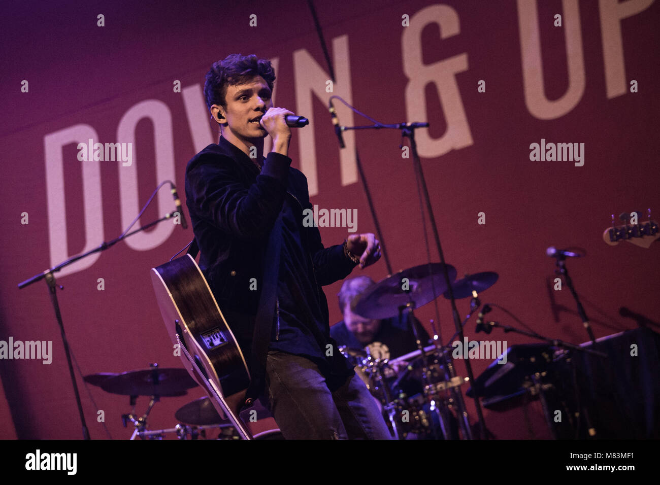 Germany, Berlin - March 12, 2018. The German singer and songwriter Tim ...