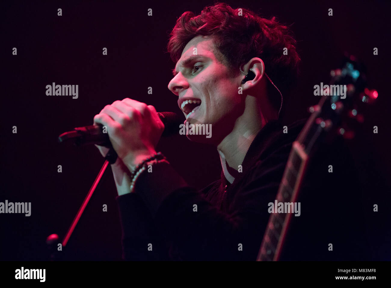 Germany, Berlin - March 12, 2018. The German singer and songwriter Tim ...