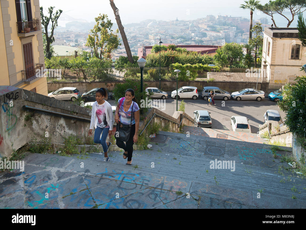 Walking up steps hi-res stock photography and images - Alamy