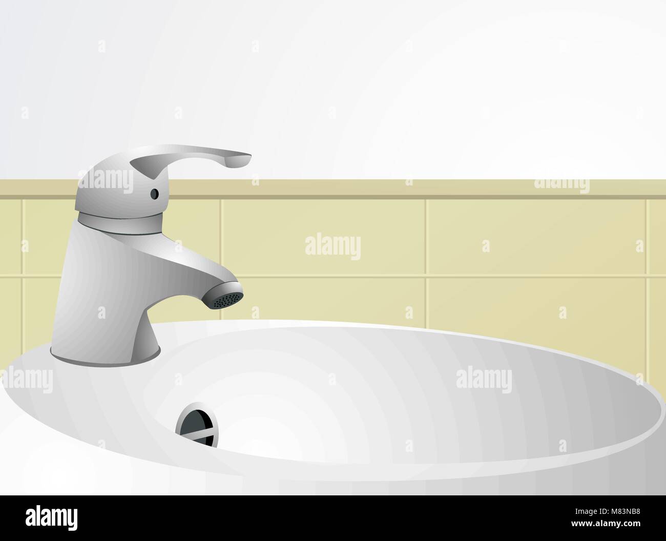 Hand basin and toilet Stock Vector Images - Alamy