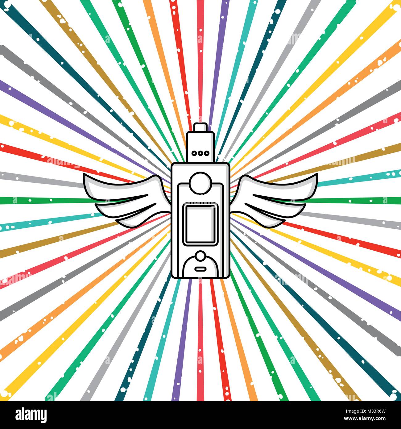 electric cigarette personal vaporizer vector art illustration Stock Vector Image & Art - Alamy