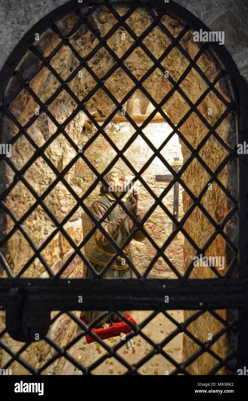 The house of St. Francis of Assisi where he grew up with his parents ...